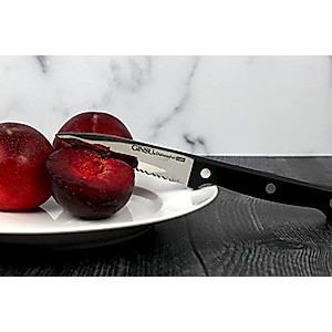 GINSU Kiso® Dishwasher Safe and Always Sharp 3.5” Paring Knife, Black