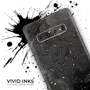 DesignSkinz Karamfila Watercolor & Gold V10 Protective Vinyl Decal Wrap Skin Cover Compatible with The Samsung Galaxy S20 (Screen Trim & Back Glass Skin)