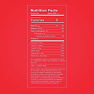 Propel, Watermelon, Zero Calorie Sports Drinking Water with Electrolytes and Vitamins C&E, 16.9 Fl Oz (Pack of 12)