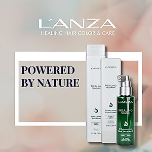 L'ANZA Healing Nourish Stimulating Shampoo, Encourages Healthy Hair Growth While Eliminating Dead Skin Cells, Sebum, Residue & DHT, for a Healthy and Fresh Hair and Scalp (10.1 Fl Oz)