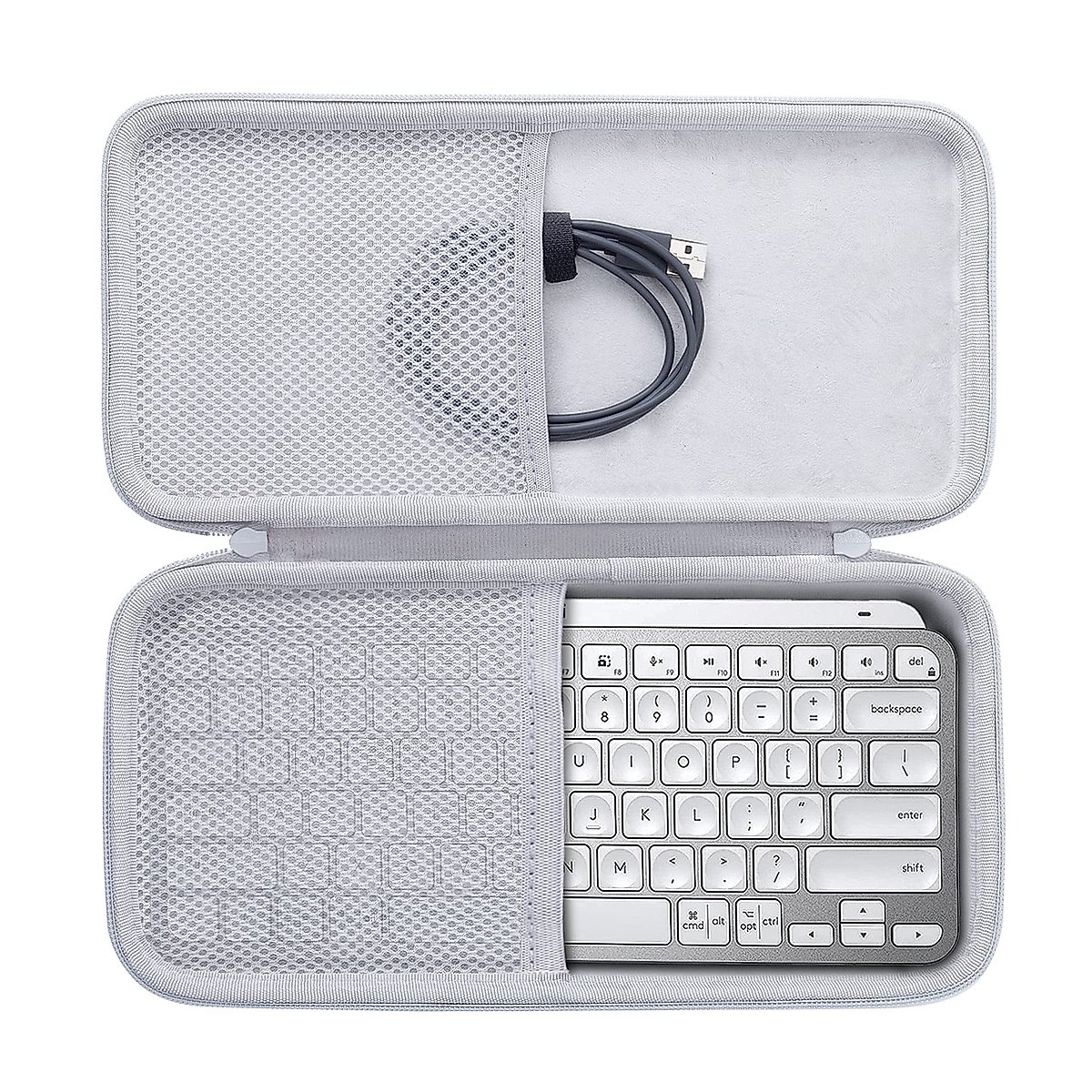 Hard Case for Logitech G Cloud Gaming Handheld + Logitech MX Keys Mini