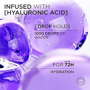 L'Oreal Paris Elvive Hyaluron Plump Hydrating Shampoo for Dehydrated, Dry Hair Infused with Hyaluronic Acid Care Complex, Paraben-Free, 26.5 Fl Oz