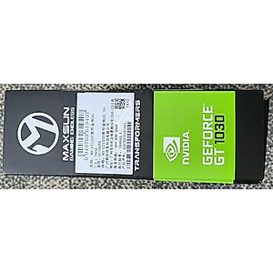 maxsun GEFORCE GT 1030 2GB GDDR5 Video Graphics Card GPU Mini ITX Design, New Architecture & Fast Performance Than 2GD4, HDMI, DVI-D, Single Fan Cooling System