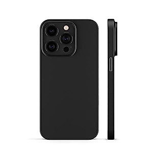 PEEL Ultra Thin iPhone 14 Pro Case, Blackout - Minimalist Design | Branding Free | Protects and Showcases Your Apple iPhone 14 Pro
