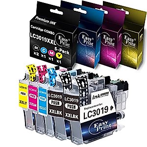 EASYPRINT (2BK/1C/1M/1Y) Compatible Ink Cartridge Replacement for Brother LC3019 LC 3019 XXL for MFC-J5330DW J6530DW J6730DW J6930DW Printer, (5 Pack)