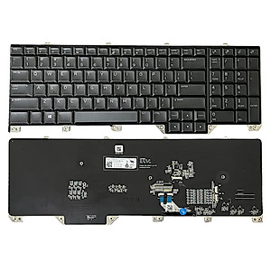 ZAHARA Keyboard with RGB Backlit for Dell Alienware 17 R5 Area 51M PK132F11A01 NSK-EYBBC US