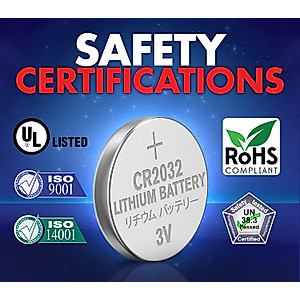 ACDelco 24-Count CR2032 Batteries, Lithium 3V Coin Cell Button Battery Pack for Watch and Small Electronics, 5 Year Shelf Life