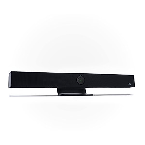 Boom AURA Ultra HD 4K camera conferencing video bar, 120 degree wide angle FOV, beam forming 6 mic array with noise canceling, 2 speakers, AI auto framing and voice speaker tracking, USB plug and play