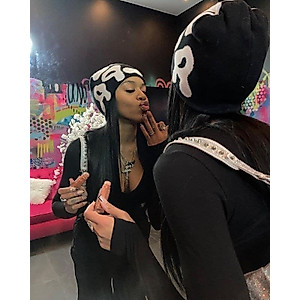 HYPEHOME Y2k Beanie Women Winter Knit Hat Skull Cap Slouchy Beanie for Men