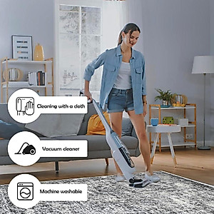 Area Rug 5x7 Washable Throw Rugs with Rubber Backing Stain Resistant Non-Slip Waterproof Foldable Thin Grey Rug Retro Carpet for Living Room Office Bedroom Bedside (C03, 5'x7')