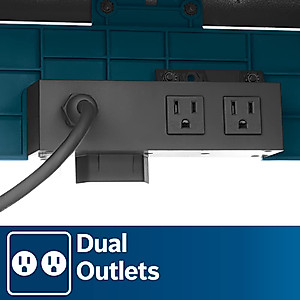 BOSCH RA1181 Benchtop Router Table 27 in. x 18 in. Aluminum Top with 2-1/2 in. Vacuum Hose Port