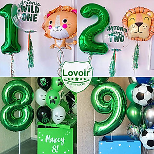 40 Inch Dark Green Number 5 Balloon Large Size Giant Jumbo Digit Mylar Foil Helium Dark Green Balloons for Birthday Party Celebration Decorations Graduations Anniversary Baby Shower Photo Shoot