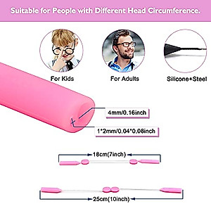 ANYGIFT Glasses Strap for Kids(10inch) 3 PCS Toddler Eyeglass Strap Sports Strap for Glasses Anti Slip Child Sunglass Strap