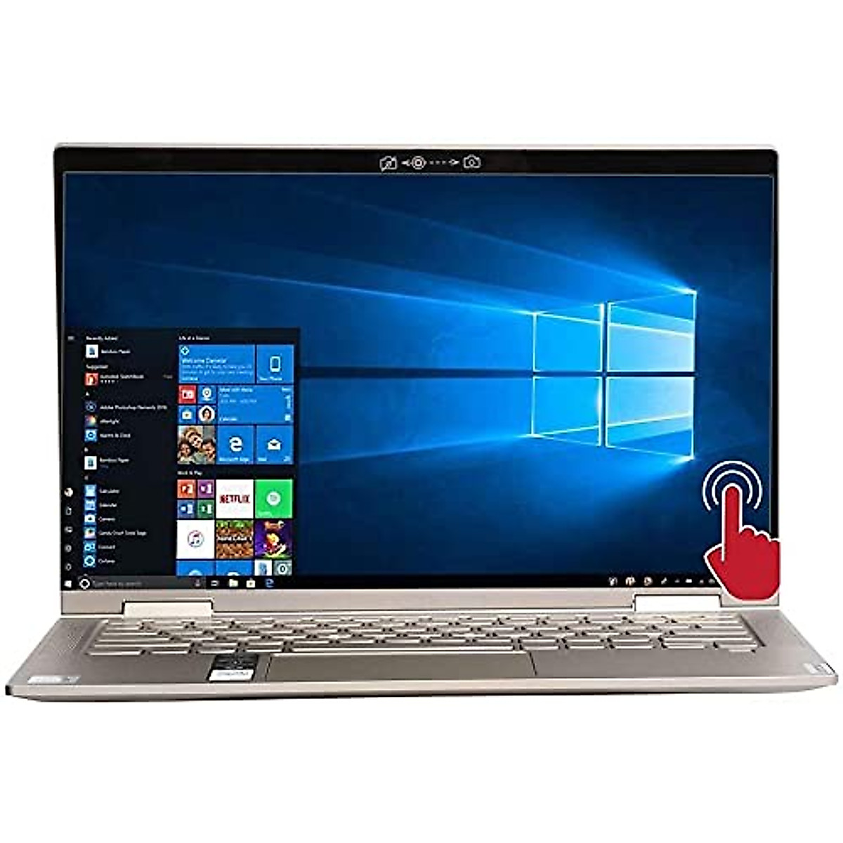 Lenovo Yoga C740-14 FHD Touch - 10th gen i5-10210U - 8GB - 256GB SSD - Mica