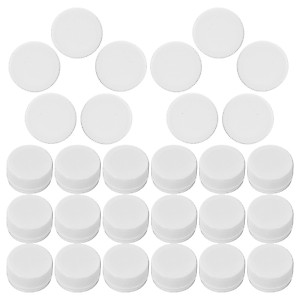Plastic Bottle Caps Plastic Bottle Caps, 100pcs 30mm Bottles Lids, Container Lids for DIY Craft Development of Childrens Intelligence Plastic Colorful DIY Bottle Covers
