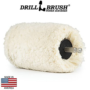 Drill Brush - Soft - Cotton - Cone - Buffer Polisher - Car Buffer - Buffing Wheel - Polisher - Metal - Chrome - Stainless Steel - Aluminum - Titanium - Glass - Wood - Buffer - Wheels - Rims - Engine