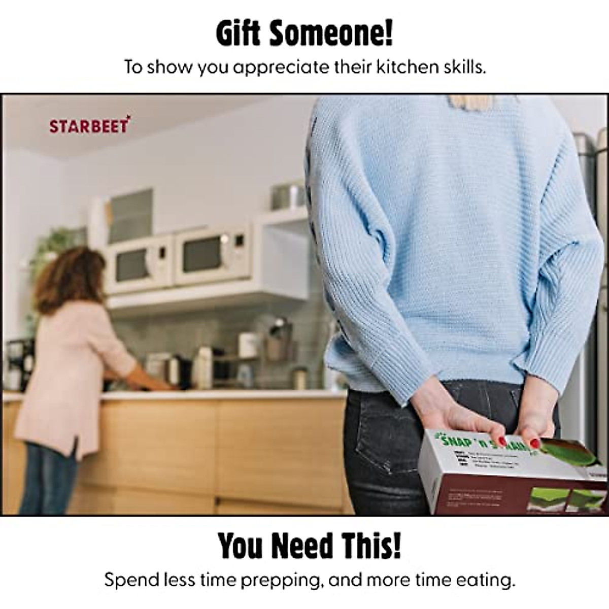 STARBEET Clip On Pot Strainer - Snap n Strain Silicone Food Colander - Fast, Easy, Straining for Noodles, Pasta, Meat, Fruits and Veggies. Fits Most Sizes Round Pots, Pans and Bowls.