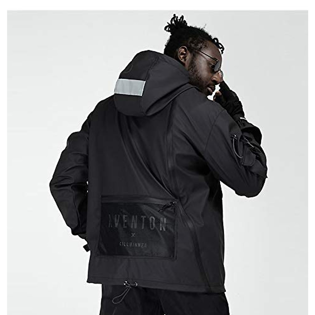 Aelfric Eden Streetwear Windbreaker Jackets Streetwear Multi Pockets Patchwork Hip Hop Cyberpunk Techwear Harajuku Coat