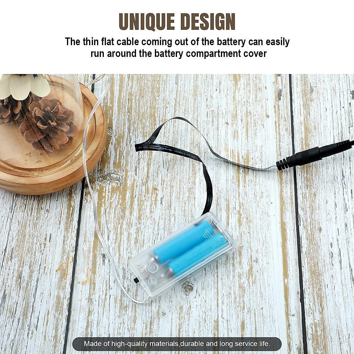 Lenink 1 to 3 AC Power Supply Adapter Kit with On/Off Switch, Battery Replacement for AA Battery (Black)