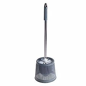 SPOUR Toilet Brush,Floor Standing Toilet Brush,Hideaway Toilet Bowl Brush for Bathroom,Deep Cleaner Toilet Brushes-Dark_Gray