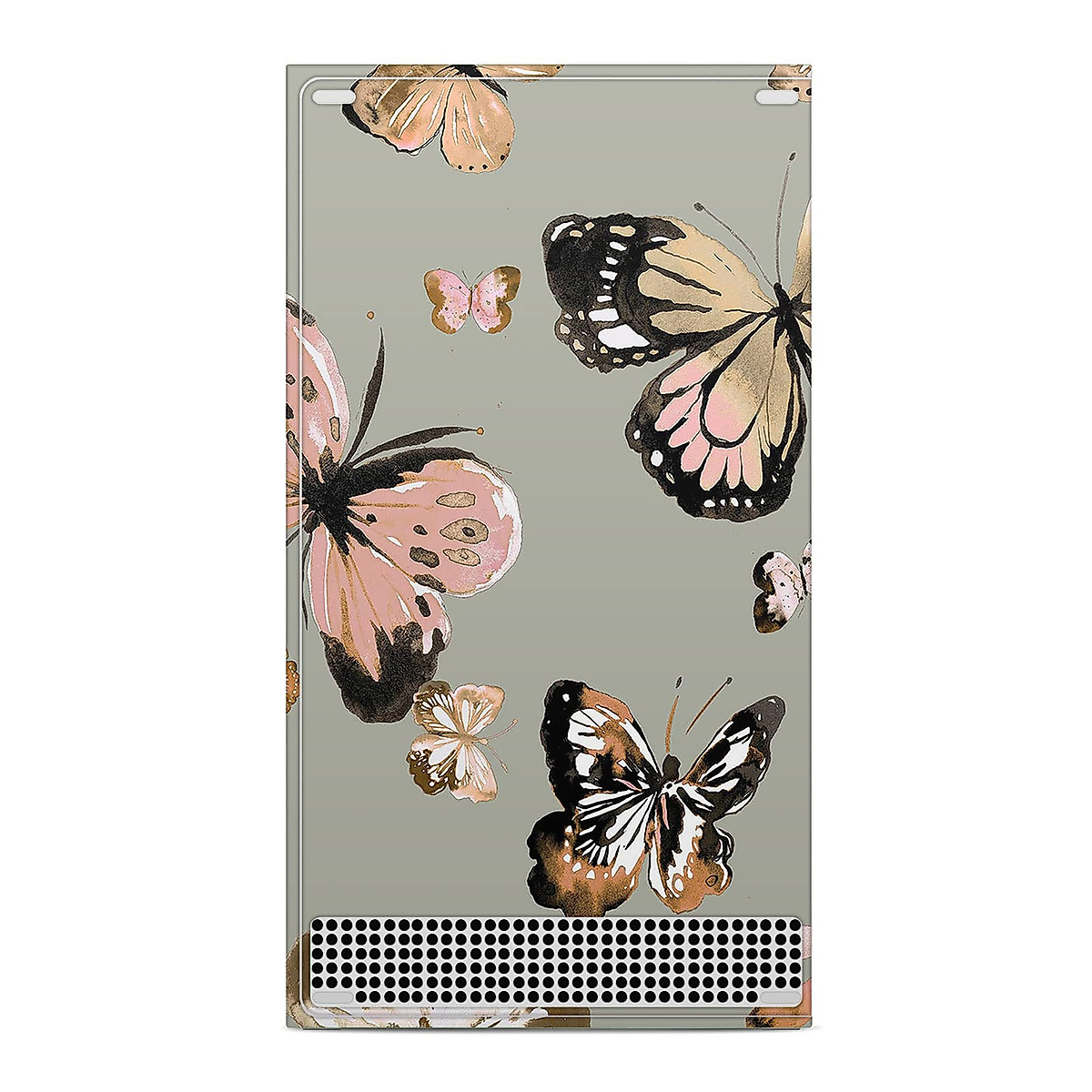 Head Case Designs Officially Licensed Ninola Butterflies Gold Green Assorted Vinyl Sticker Gaming Skin Decal Cover Compatible With Xbox Series S Console and Controller Bundle