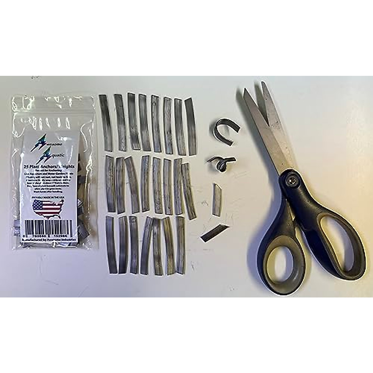 Plant Anchors/Weights Strips Lead Ribbon Live Plants Awesome Aquatic Weight Anchor Aquarium (10 Pack Strips)