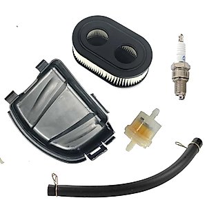 BEIYIPARTS Air Filter For Troy Bilt TB230 (12AVB2A3766) Lawn Mower Air Filter Cover Spark Plug