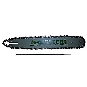 FORESTER Chainsaw Chain & Bar Combo - 18 Inch .325 Pitch .063 Gauge Mount Chains Replacement Parts Kit For OEM & Stihl Saw