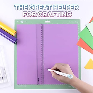 HTVRONT Craft Knife Set - 6 Pack Exacto Knife Set with Safety Cap, Use as Pen Knife, Hobby Knife, Precision Knife, Paper knife, Exacto Knife for Crafting and Art, Easy to Change Blade