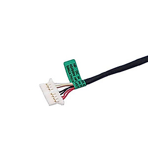 Charging Port DC in Power Jack Cable Replacement for HP Stream 13-C 14-z 14-X Series 13-C002DX 13-c010nr 13-c030nr 13-c110nr 13-C120NR 14-z010nr 14-x010nr 754734-SD1 754734-FD1