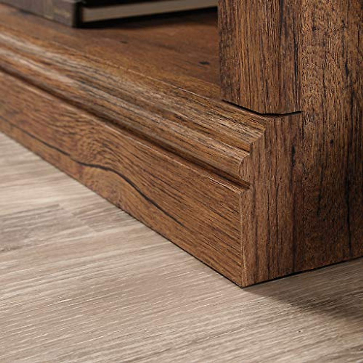 Sauder Miscellaneous Bookcase, L: 35.28" x W: 13.23" x H: 43.78", Vintage Oak finish