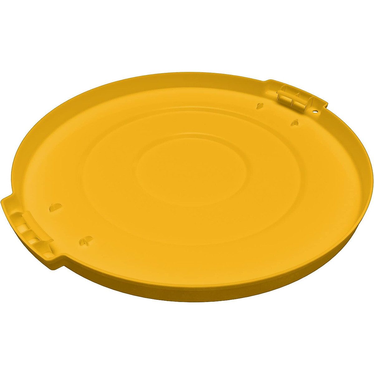 SPARTA Bronco Trash Can Lid, Round Waste Container Cover, Polyethylene, 20 Gallons, Yellow