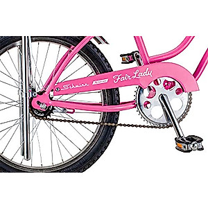 Schwinn Fair Lady Cruiser Bike, 20-Inch Wheels, Pink
