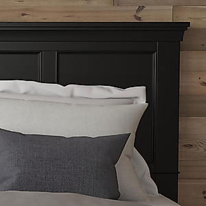 Homestyles Bedford Headboard, King (U.S. Standard), Black
