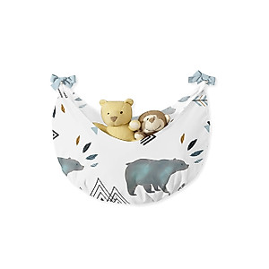 Sweet Jojo Designs Bear Mountain Watercolor Baby Boy Crib Bedding Set 11 Pieces