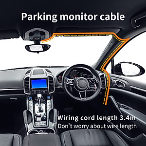 KAWA Dash Cam Hardwire Kit, Copatible with D6 Dash Cam, Micro USB 11ft Hard Wire Kit for Dash Camera, Converts 12V-24V to 5V, 24H Parking Monitor Mode, Low Voltage Protection(Not Compatible with D8)