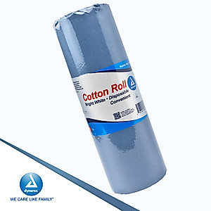Dynarex Cotton Roll – Non-Sterile, Soft and Absorbent Cotton in an Easy to Tear & Use Roll, 1-pound, 12” x 56", White, 1 - Dynarex Cotton Roll