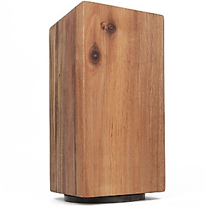 Azauvc Knife Block With Strong Magnets,360 Magnetic Knife Holder without Knives,Display Stand and Storage Rack without Knives