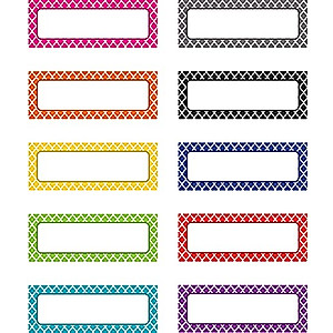 Teacher Created Resources Moroccan Magnetic Labels (20684) 2.5 x 1 inch