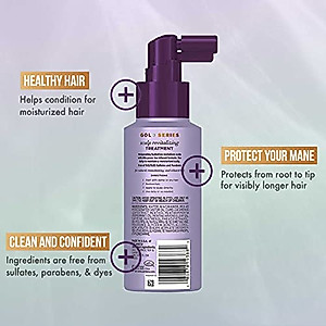 Pantene Gold Series New Lengths Scalp Revitalizing Treatment, 4.2 Fl Oz �� Scalp Treatment Infused with Green Tea, Moisturizes, Strengthens and Protects from the Root for Visibly Longer Hair