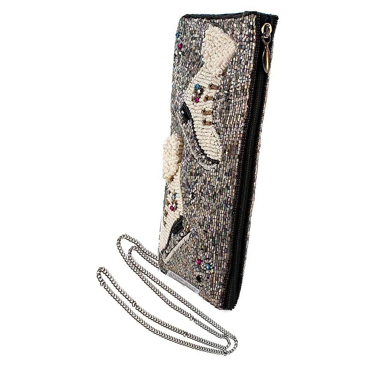 Mary Frances Cheap Skate Beaded Crossbody Phone Bag, Multi