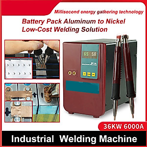 FTVOGUE Spot Welder 36KW Digital Display Screen Battery Spot Welder for Lithium Iron Battery Pack Or Ternary Lithium Battery Pack, Spot Welding