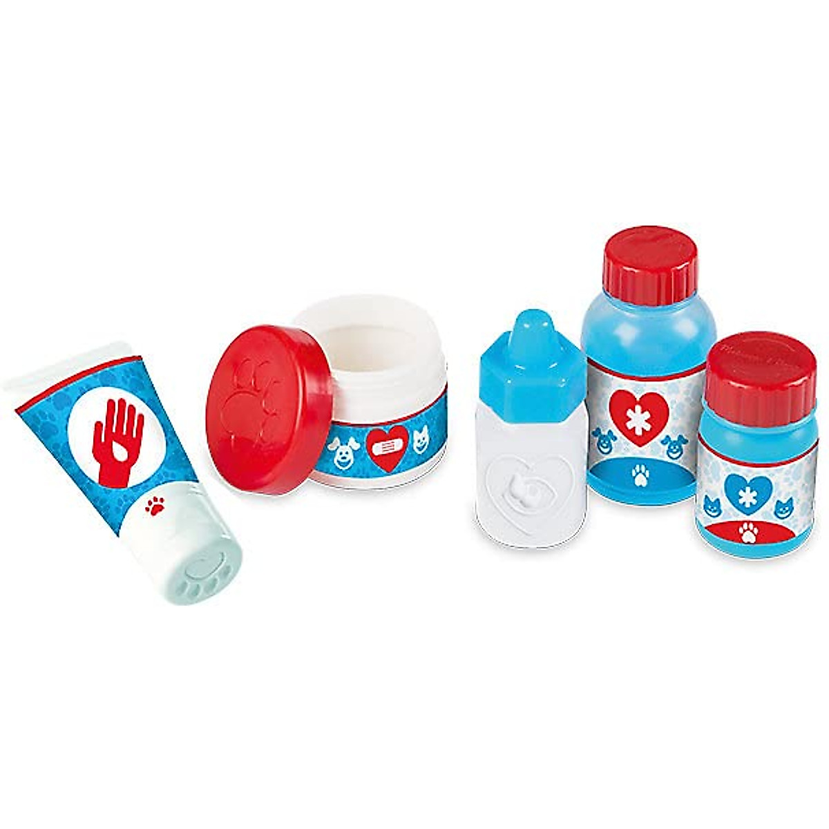 Melissa & Doug Examine and Treat Pet Vet Play Set (24 pcs) - Kids Veterinary Play Set, Veterinarian Kit For Kids, STEAM Toy, Pretend Play Doctor Set For Kids Ages 3+