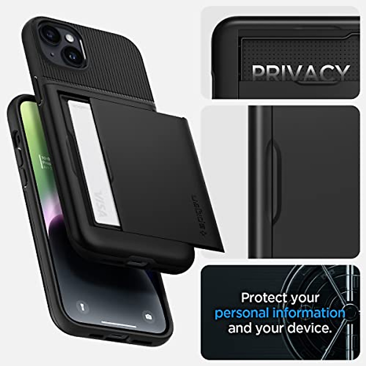 Spigen Slim Armor CS Designed for iPhone 14 Plus Case (2022) - Black