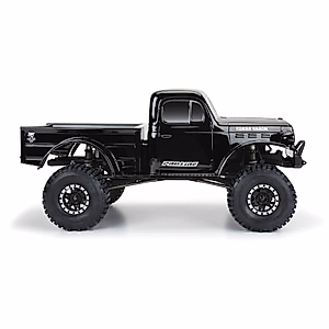 Pro-line Racing 1946 Dodge Power Wagon Black 12.3 WB Crawlers PRO349918 Car/Truck Bodies Wings & Decals