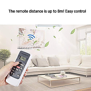 R51M/E Remote Control Replacement for Midea Air Conditioner, Air Conditioner Remote Control Compatible with R51 Series R51/E R51/CE R51M/CE R51D/E R51M/BGE R51M/BGE