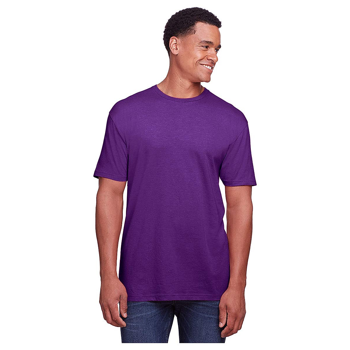 Gildan Men's Softstyle CVC T-Shirt XL Amethyst