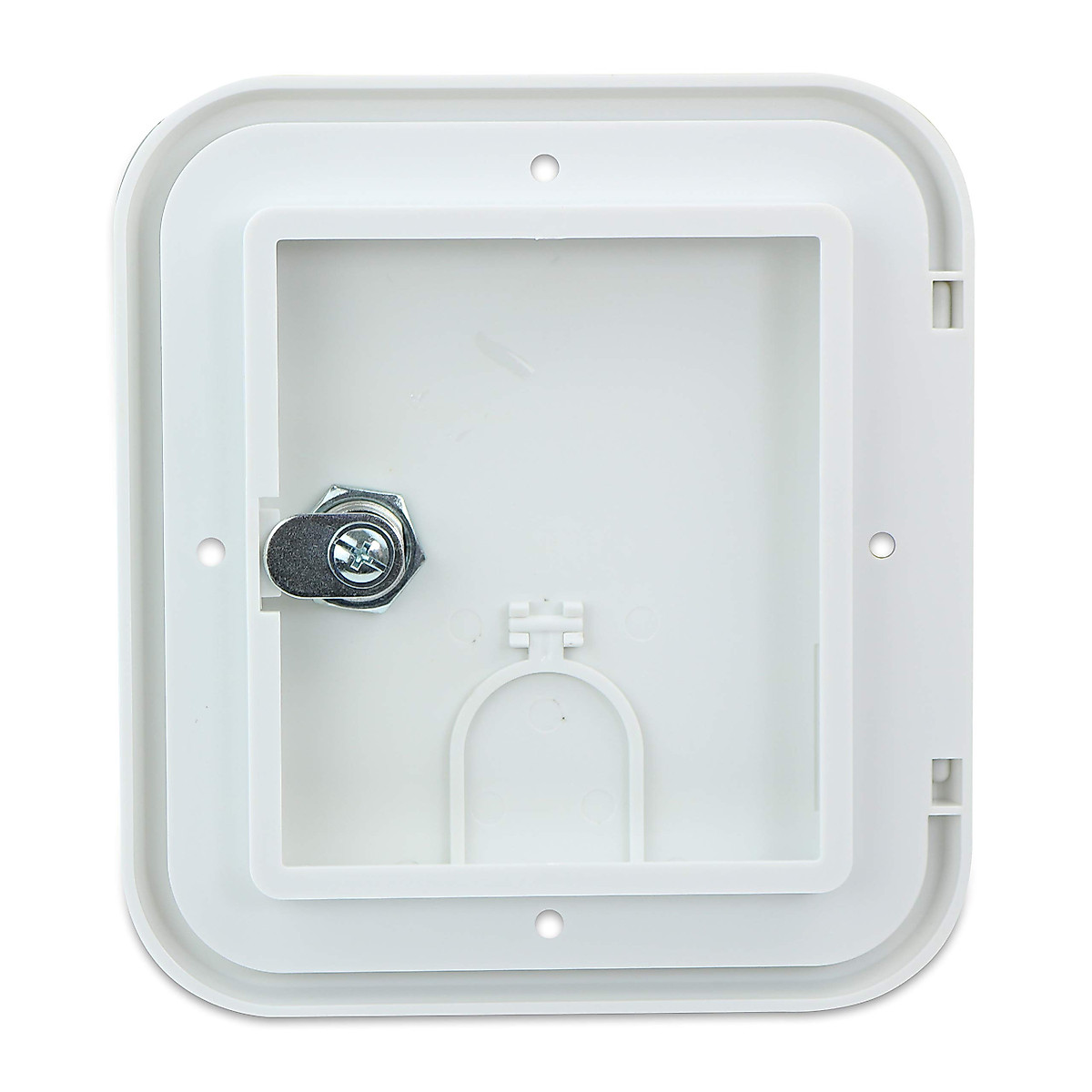 RV Camper Trailer Motorhome Power Cord Hatch Electrical Access Door (White-1801LW)