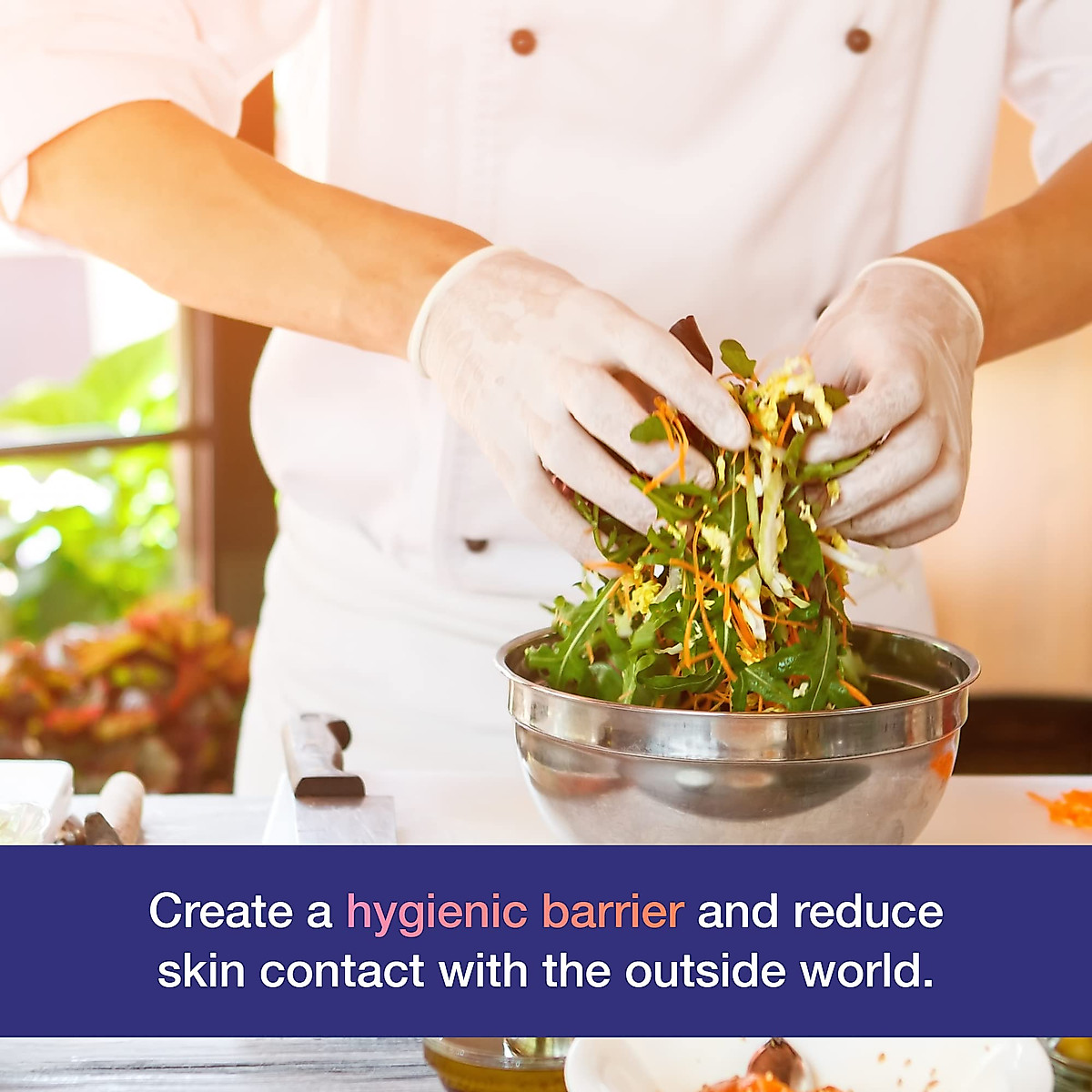 MedRose Small Latex Gloves - 1000 Count Rubber Gloves - Disposable Gloves Powder Free, Waterproof, White