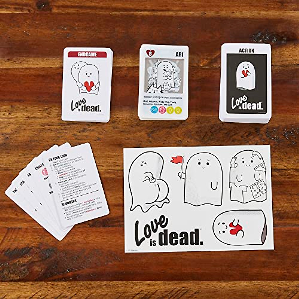 Hasbro Gaming Love is Dead Game, Party Card Game for Adults and Teens, Hilarious Light Strategy Dating Game for 2-5 Players Ages 13 and Up